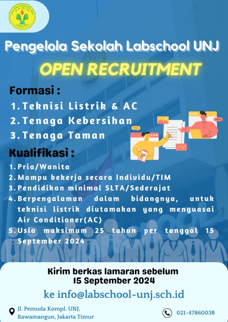 Rekruitmen Tenaga Pendidik Labschool UNJ - Labschool UNJ